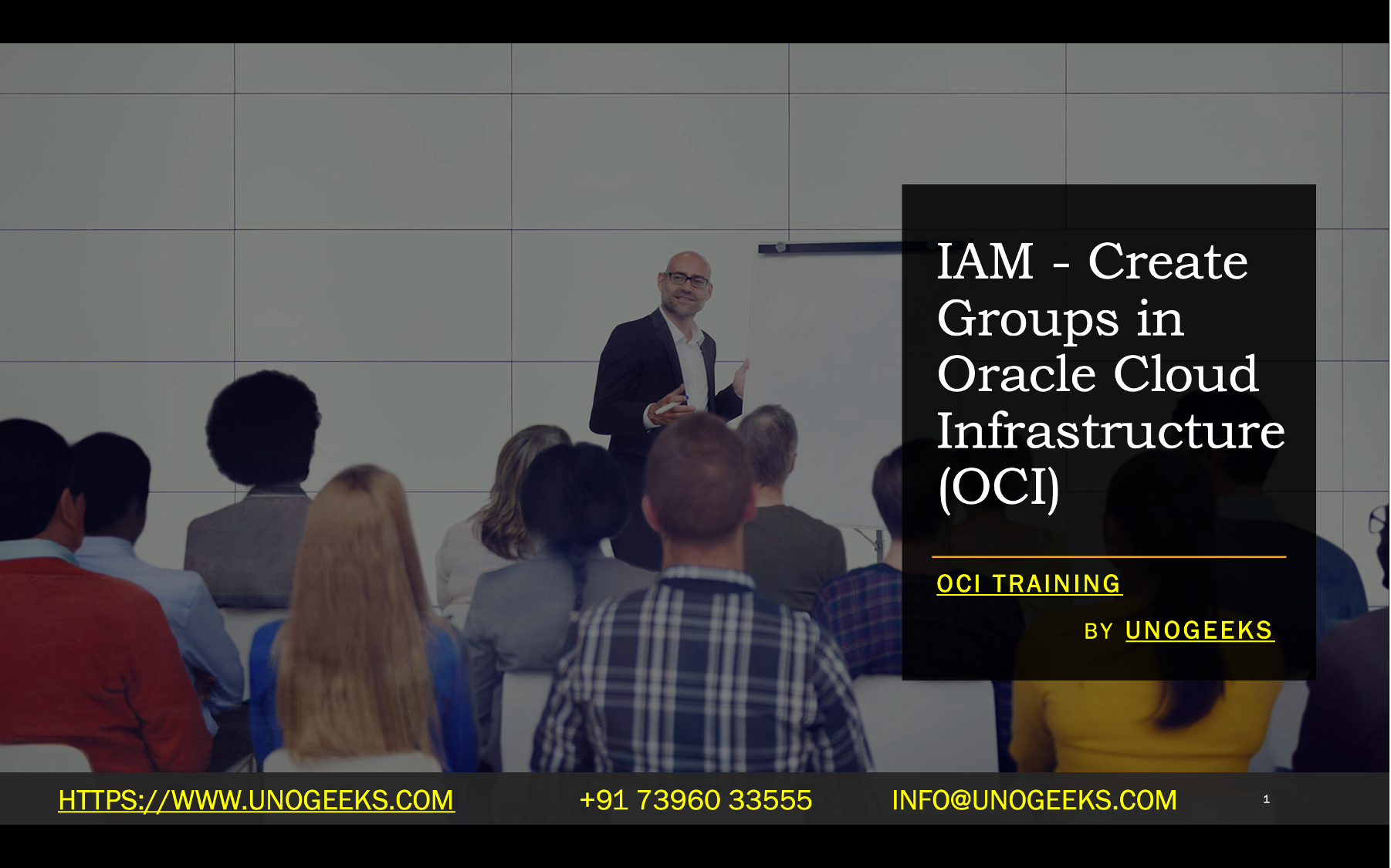Create Groups in OCI