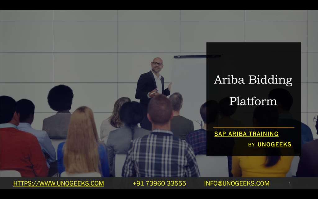 Ariba Bidding Platform