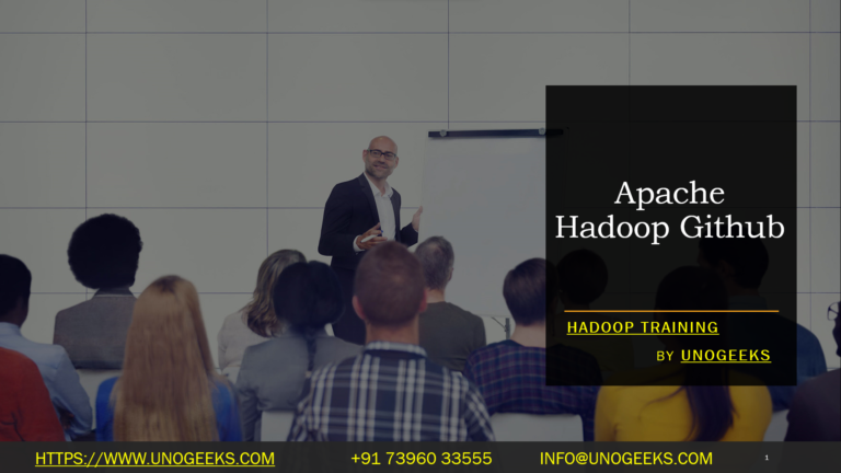 Apache Hadoop Github