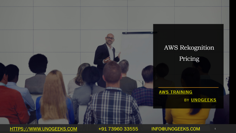 AWS Rekognition Pricing