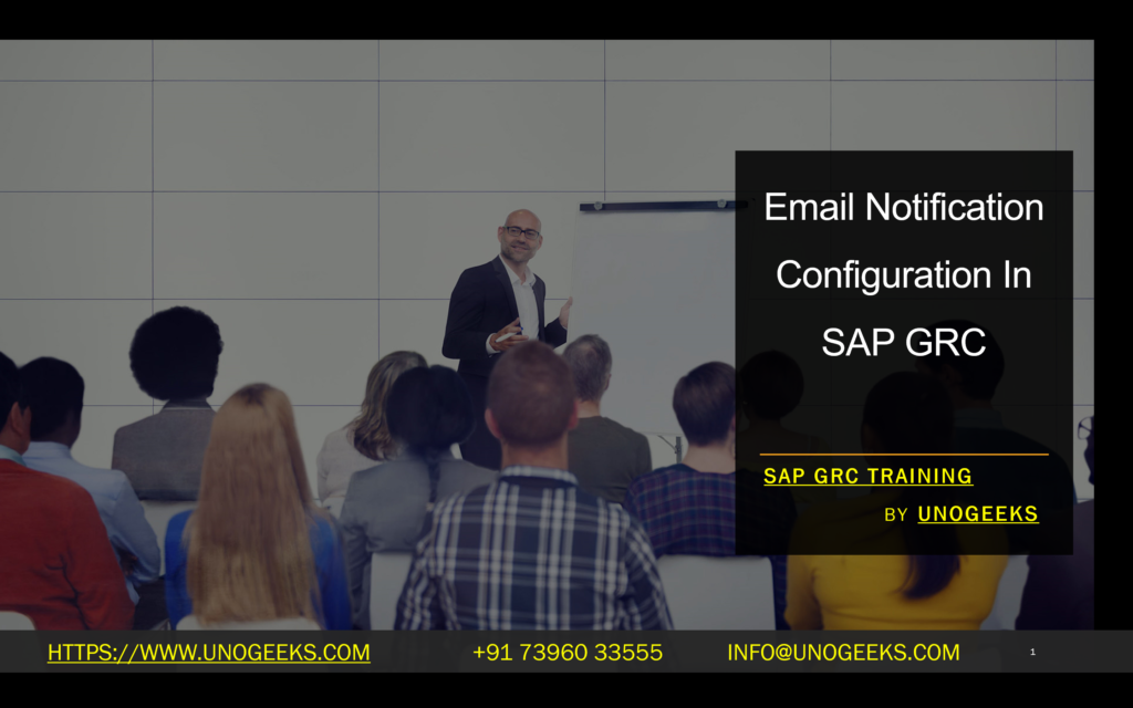 Email Notification Configuration In SAP GRC
