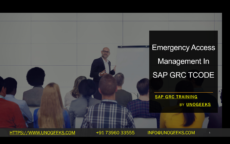 Emergency Access Management In SAP GRC TCODE