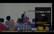Fire Fighter In SAP GRC