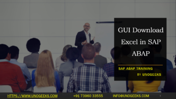 GUI Download Excel in SAP ABAP