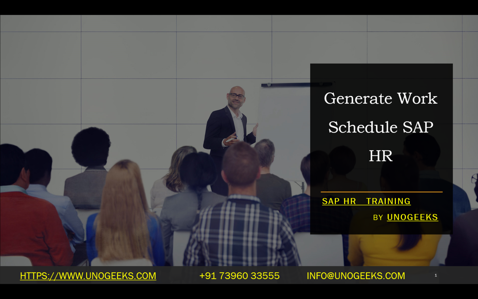 Generate Work Schedule SAP HR