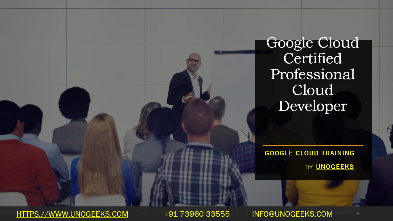 Google Cloud Certified Professional Cloud Developer