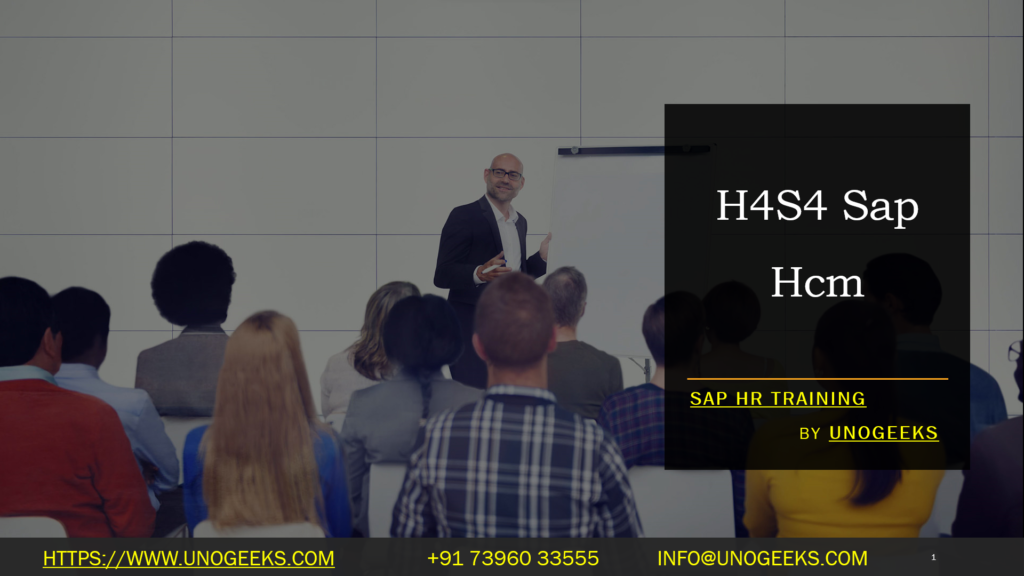 H4S4 Sap Hcm
