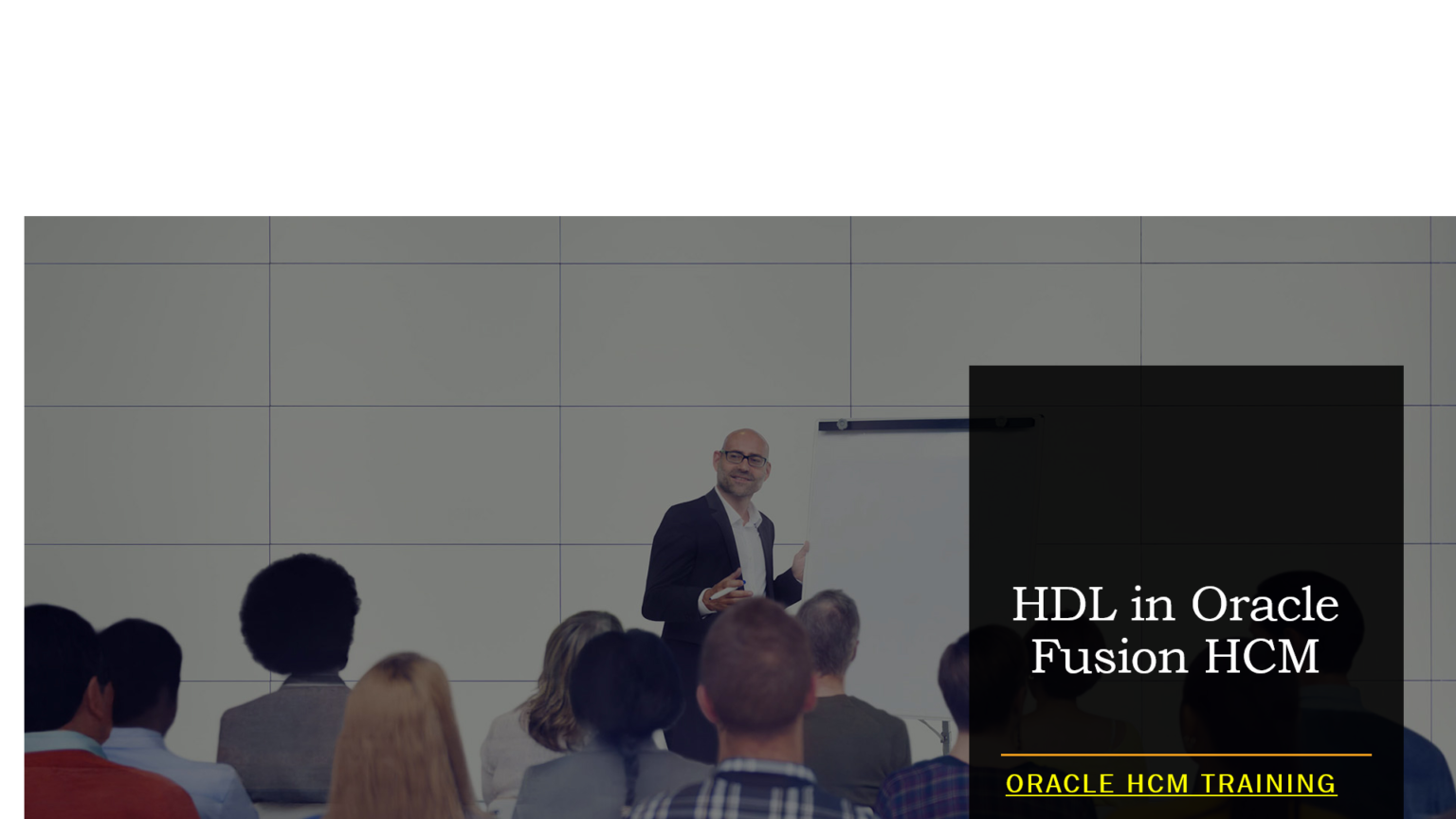 HDL in Oracle Fusion HCM