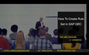 How To Create Rule Set In SAP GRC