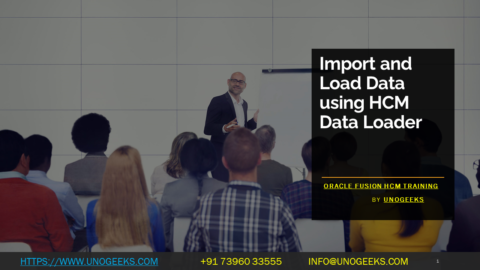 Import and Load Data using HCM Data Loader