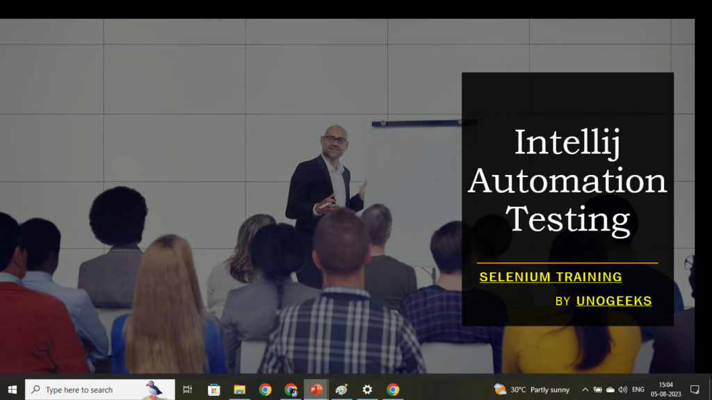 Intellij Automation Testing