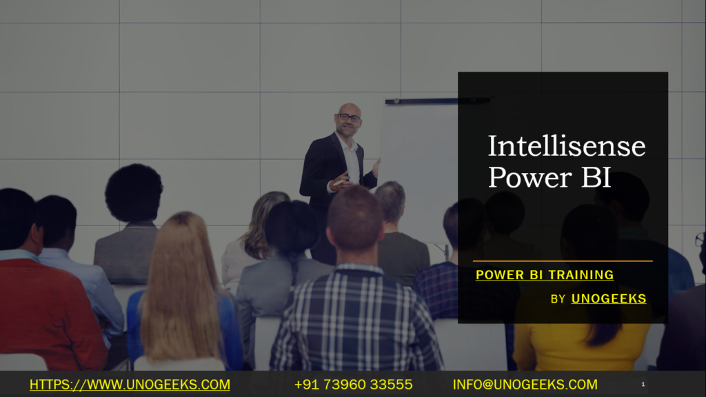 Intellisense Power BI