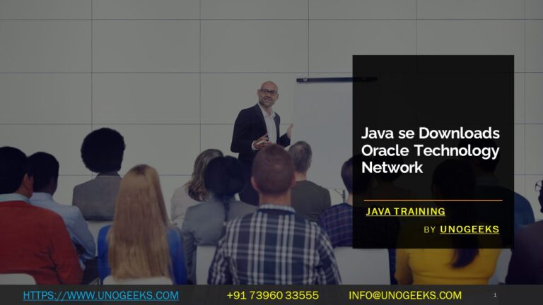 Java se Downloads Oracle Technology Network