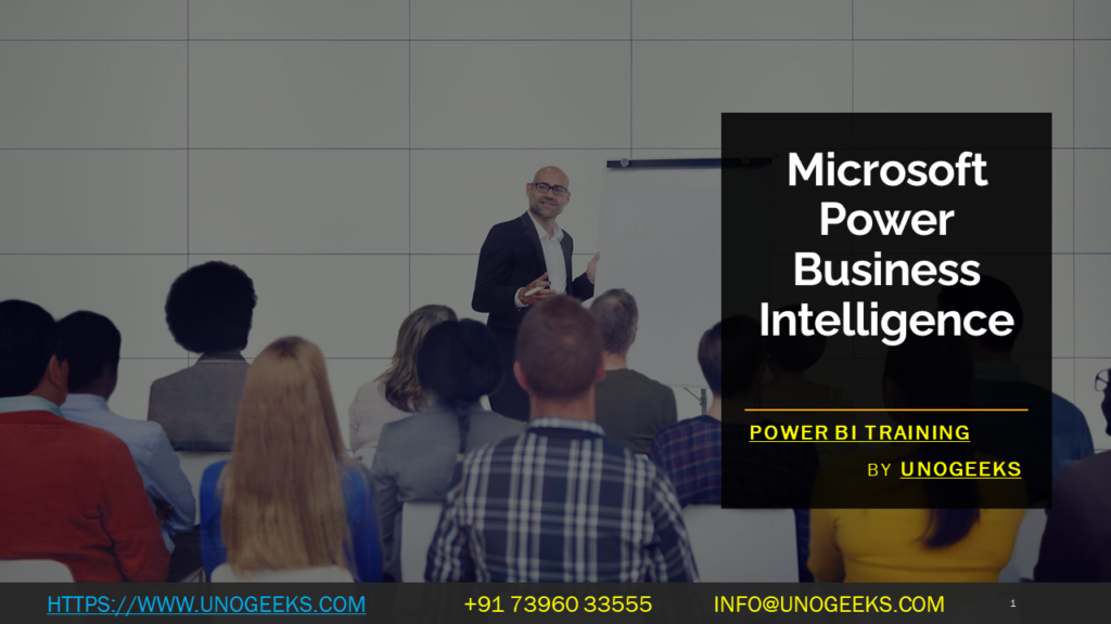 Microsoft Power Business Intelligence