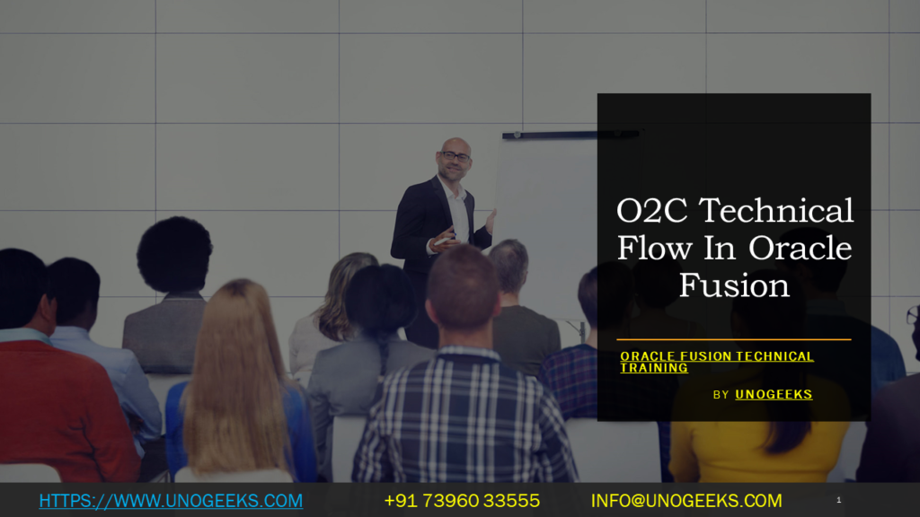 O2C Technical Flow In Oracle Fusion