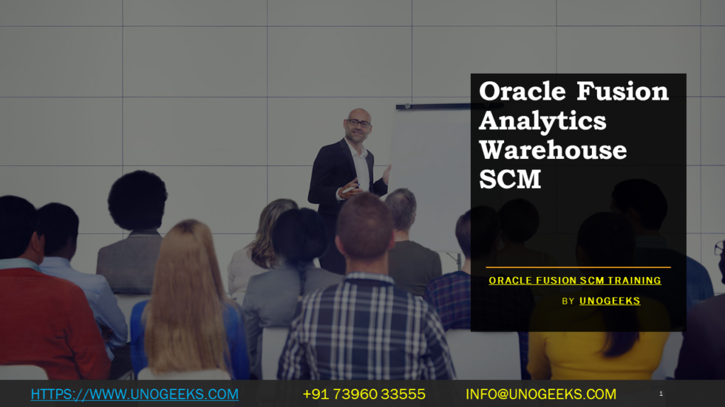 Oracle Fusion Analytics Warehouse SCM