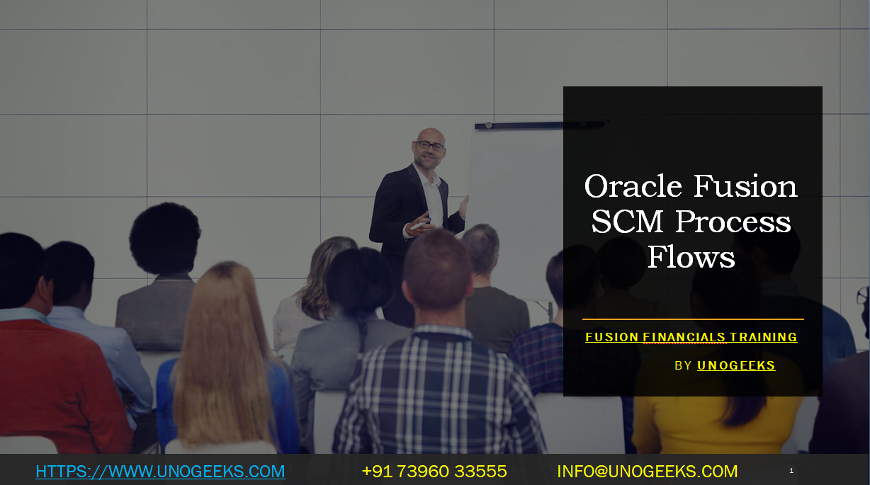 Oracle Fusion SCM Process Flows