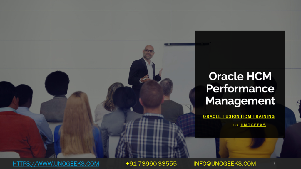 Oracle HCM Performance Management