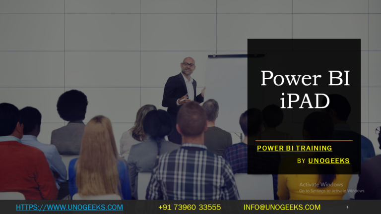 Power BI iPAD
