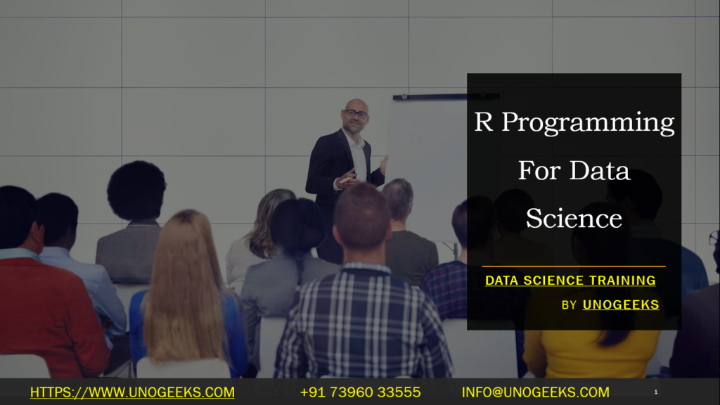 R Programming For Data Science R Programming For Data Science
