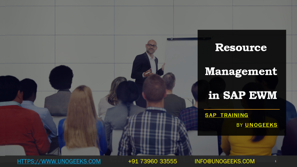 Resource Management in SAP EWM