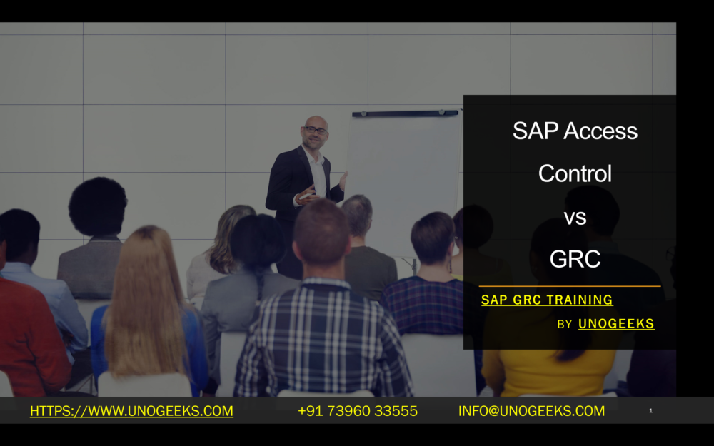 SAP Access Control vs GRC