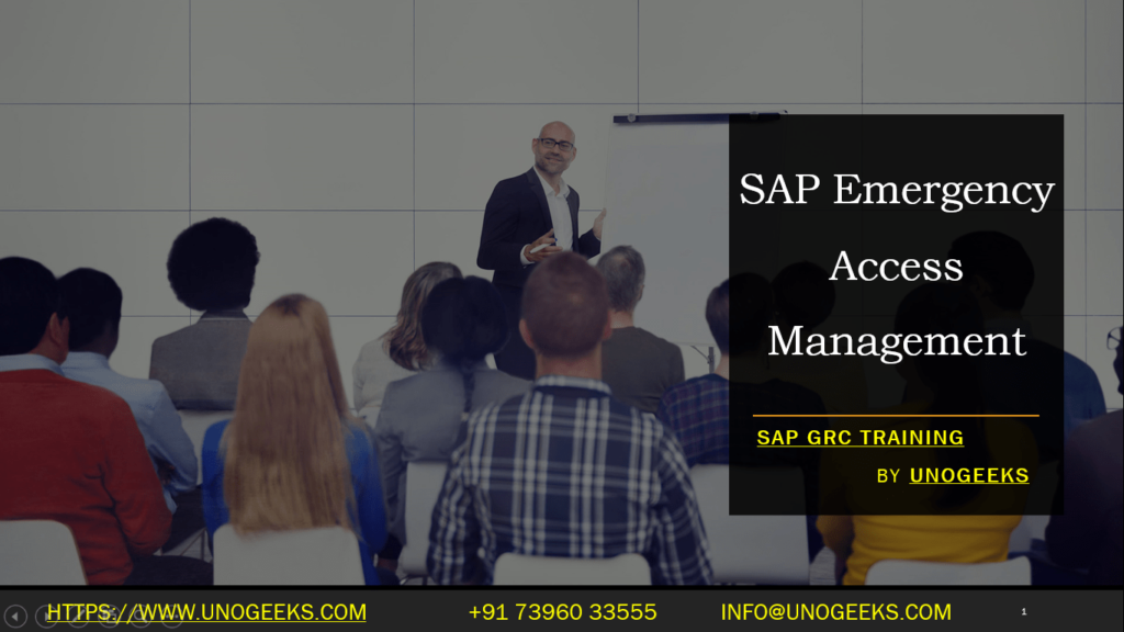 SAP Emergency Access Management