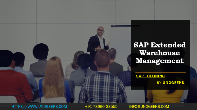 SAP Extended Warehouse Management