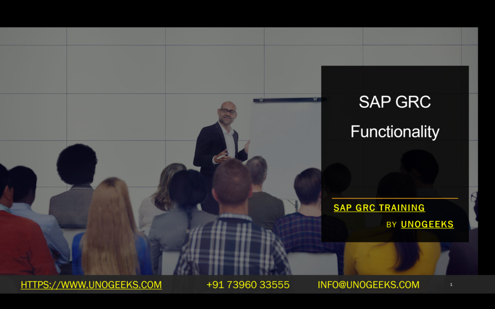 SAP GRC Functionality