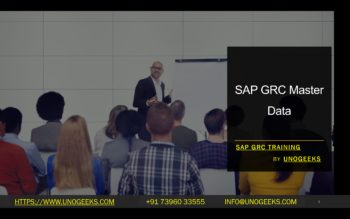 SAP GRC Master Data