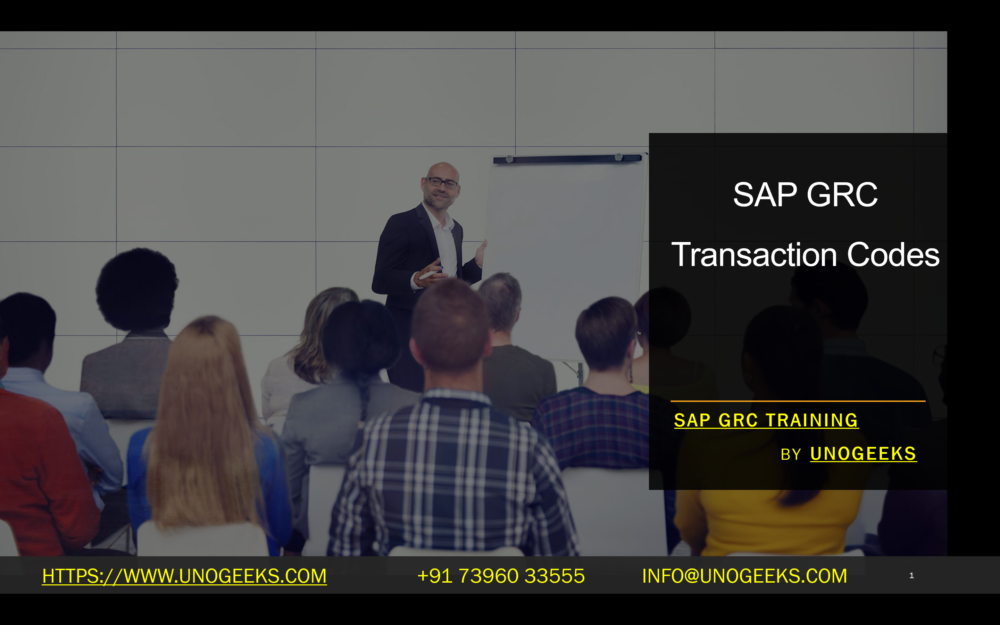SAP GRC Transaction Codes