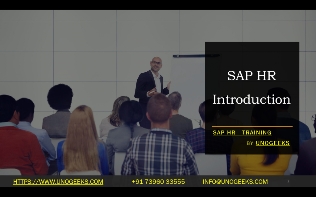 SAP HR Introduction