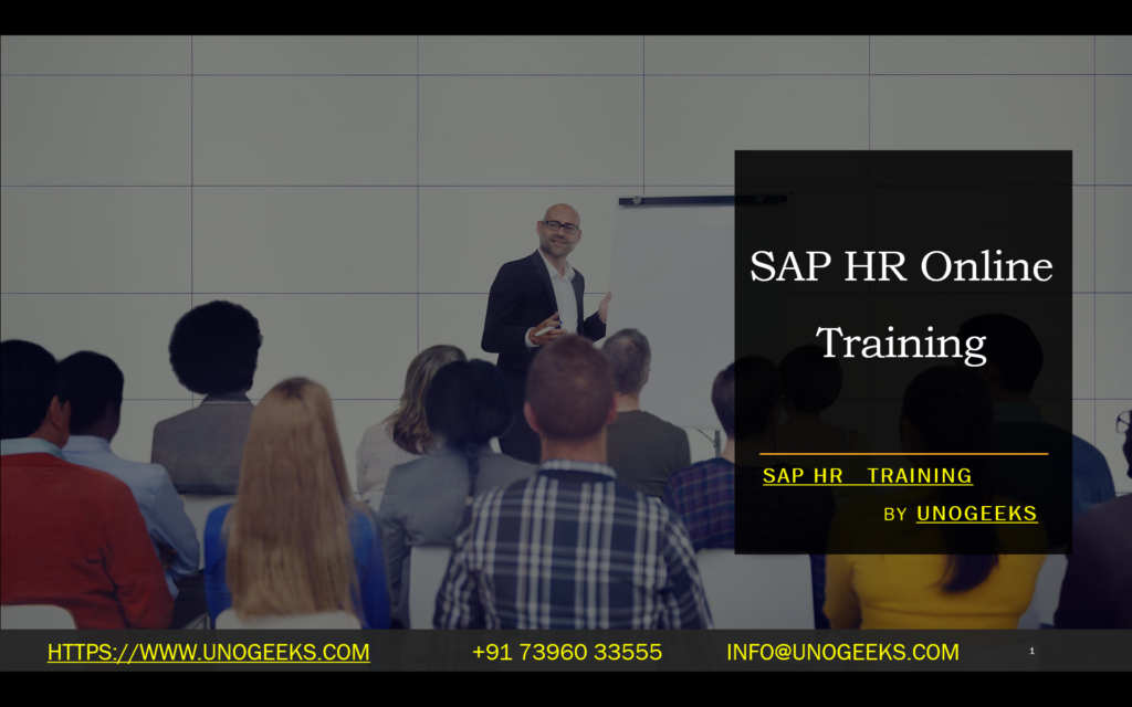 SAP HR Online Training