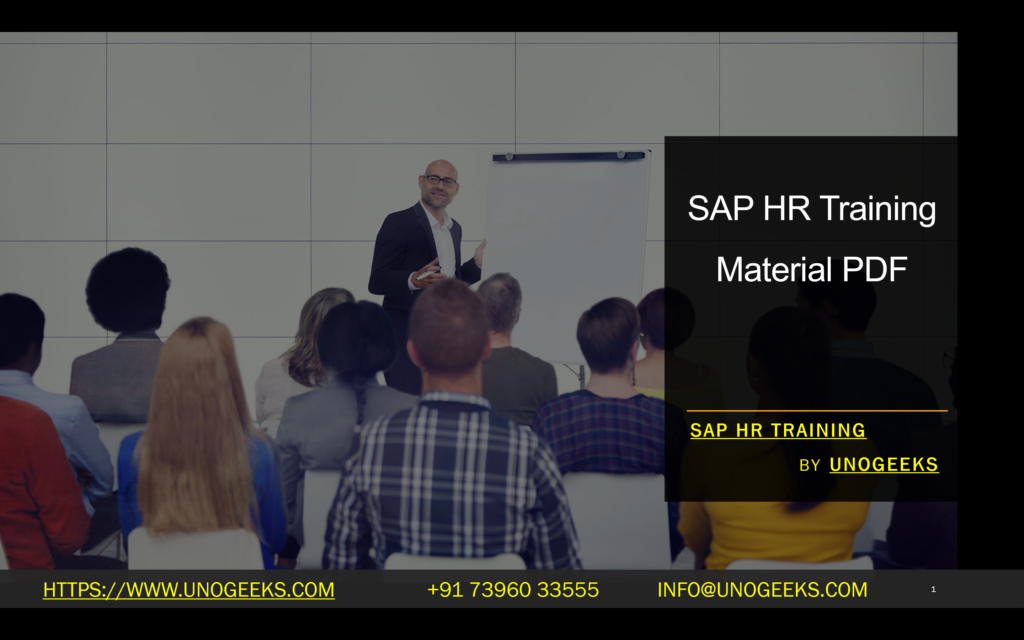 SAP HR Training Material PDF