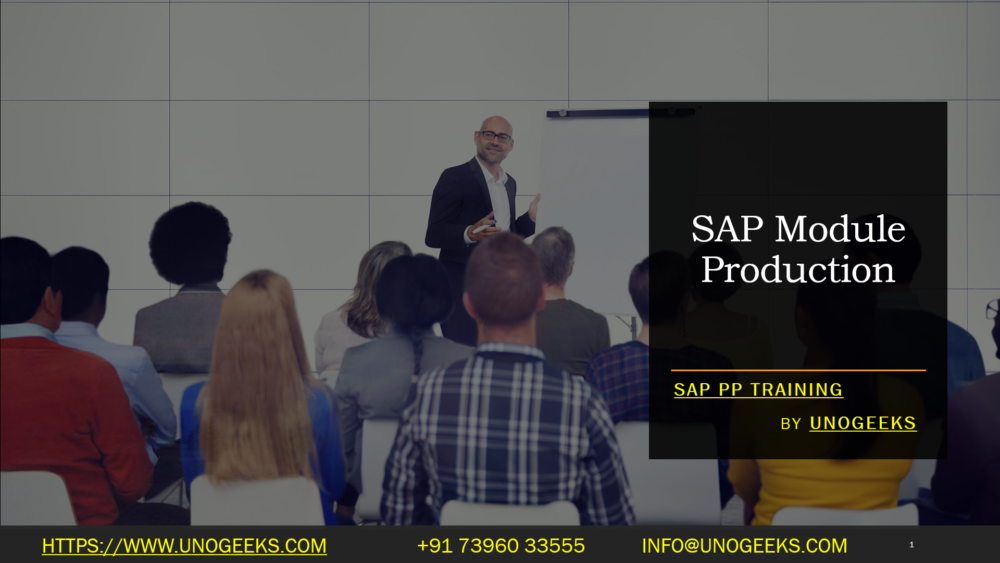 SAP Module Production