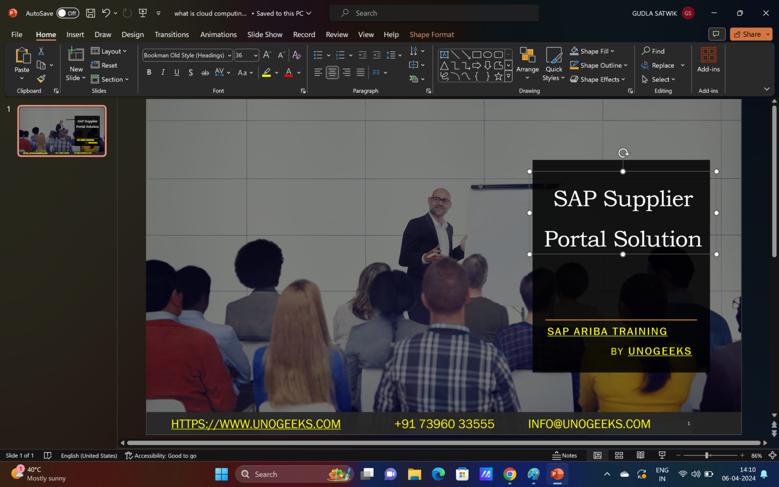 SAP Supplier Portal Solution