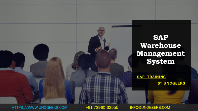 SAP EWMSAP Warehouse Management System