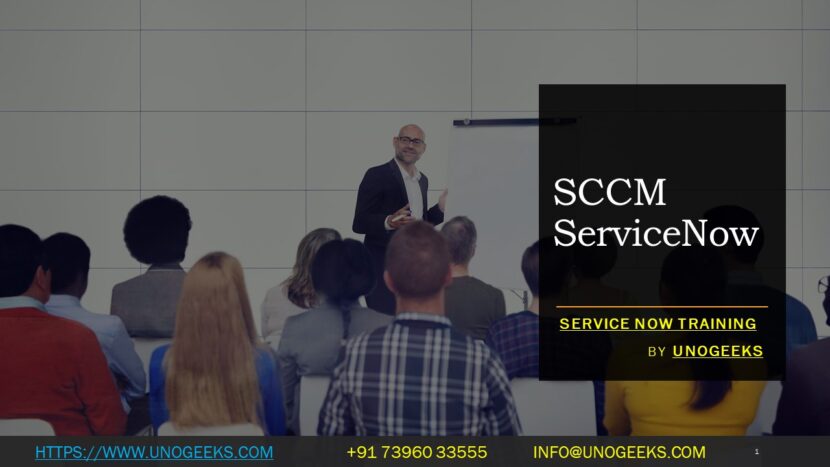 SCCM ServiceNow