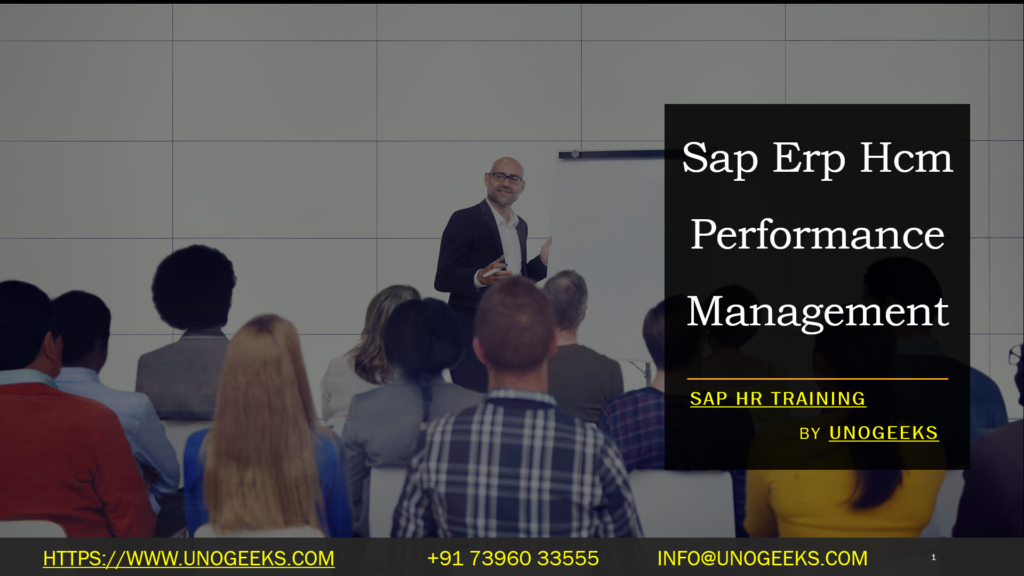 Sap Erp Hcm Performance Management