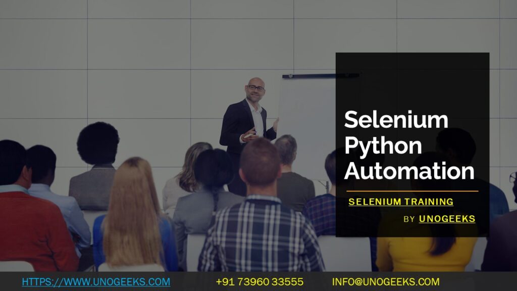 Selenium Python Automation