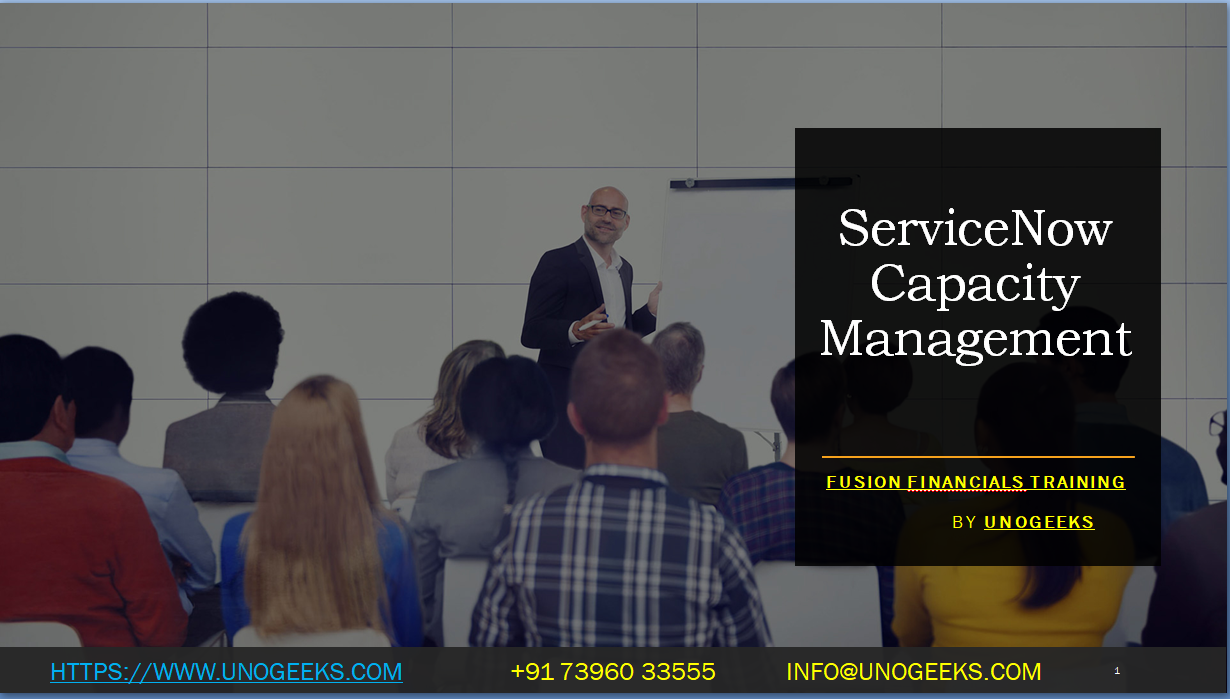 ServiceNow Capacity Management