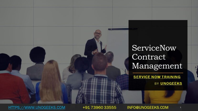 ServiceNow Contract Management