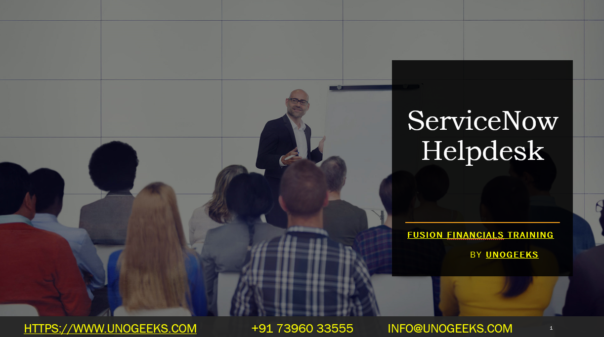 ServiceNow Helpdesk