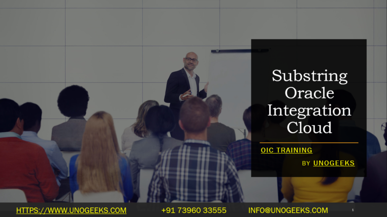 Substring Oracle Integration Cloud