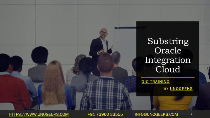 Substring Oracle Integration Cloud