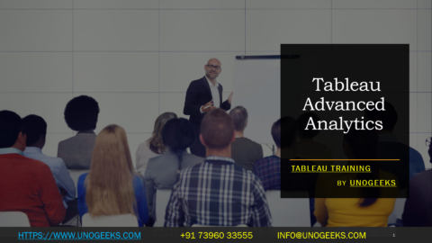 Tableau Advanced Analytics