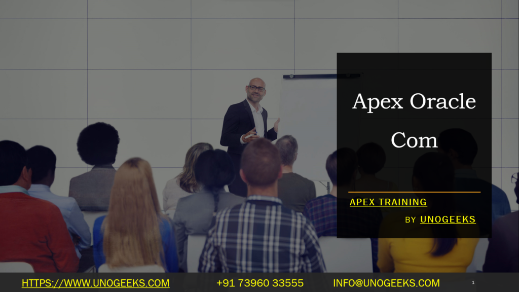 Apex Oracle Com