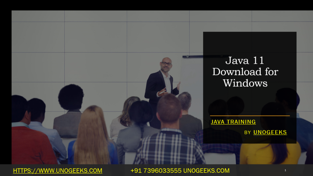 Java 11 Download for Windows