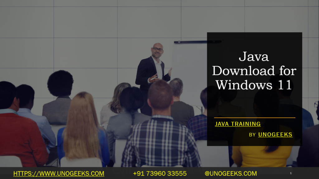 Java Download for Windows 11