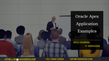 Oracle Apex Application Examples